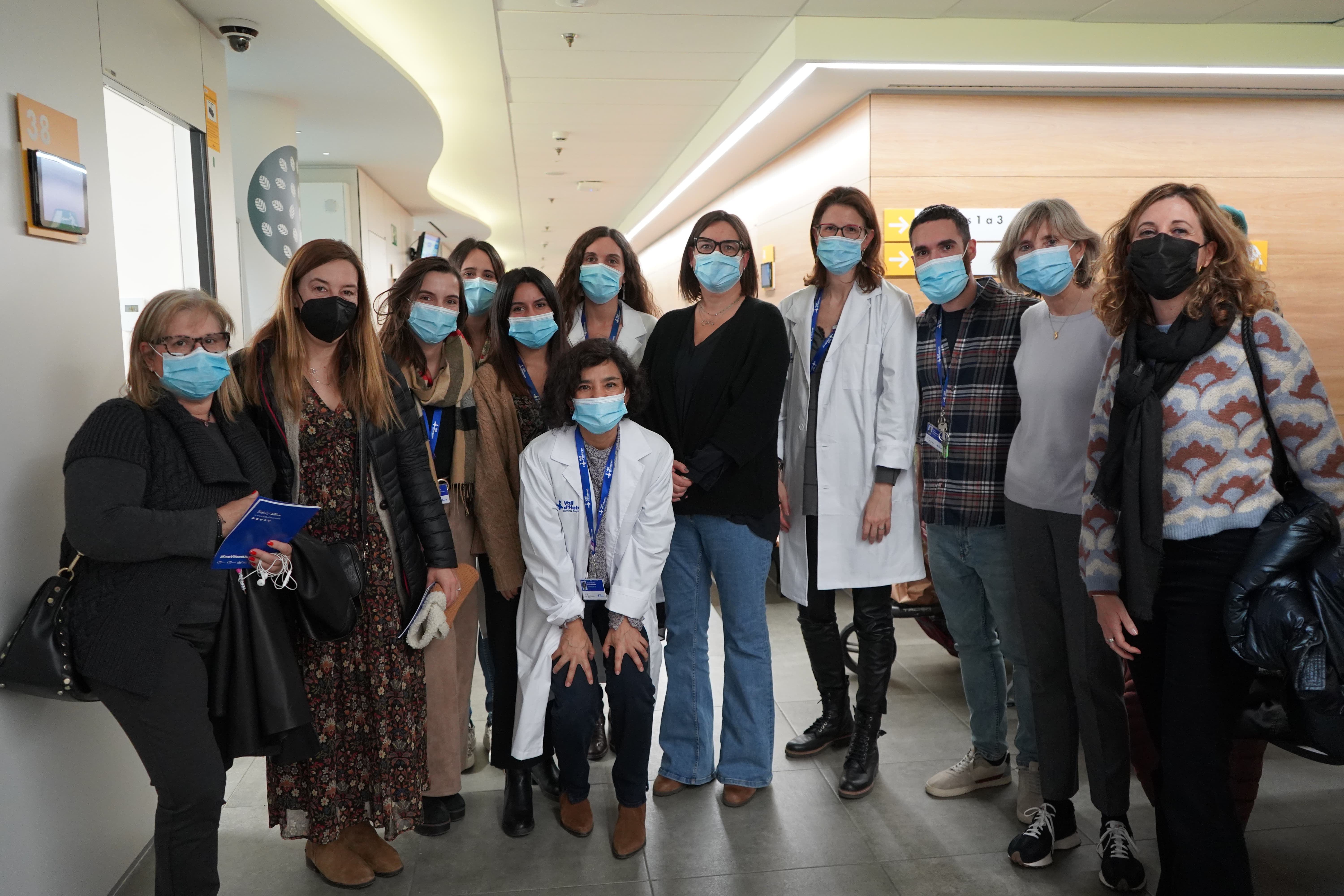 La directora gerent de l’ICS, Yolanda Lejardi, visita